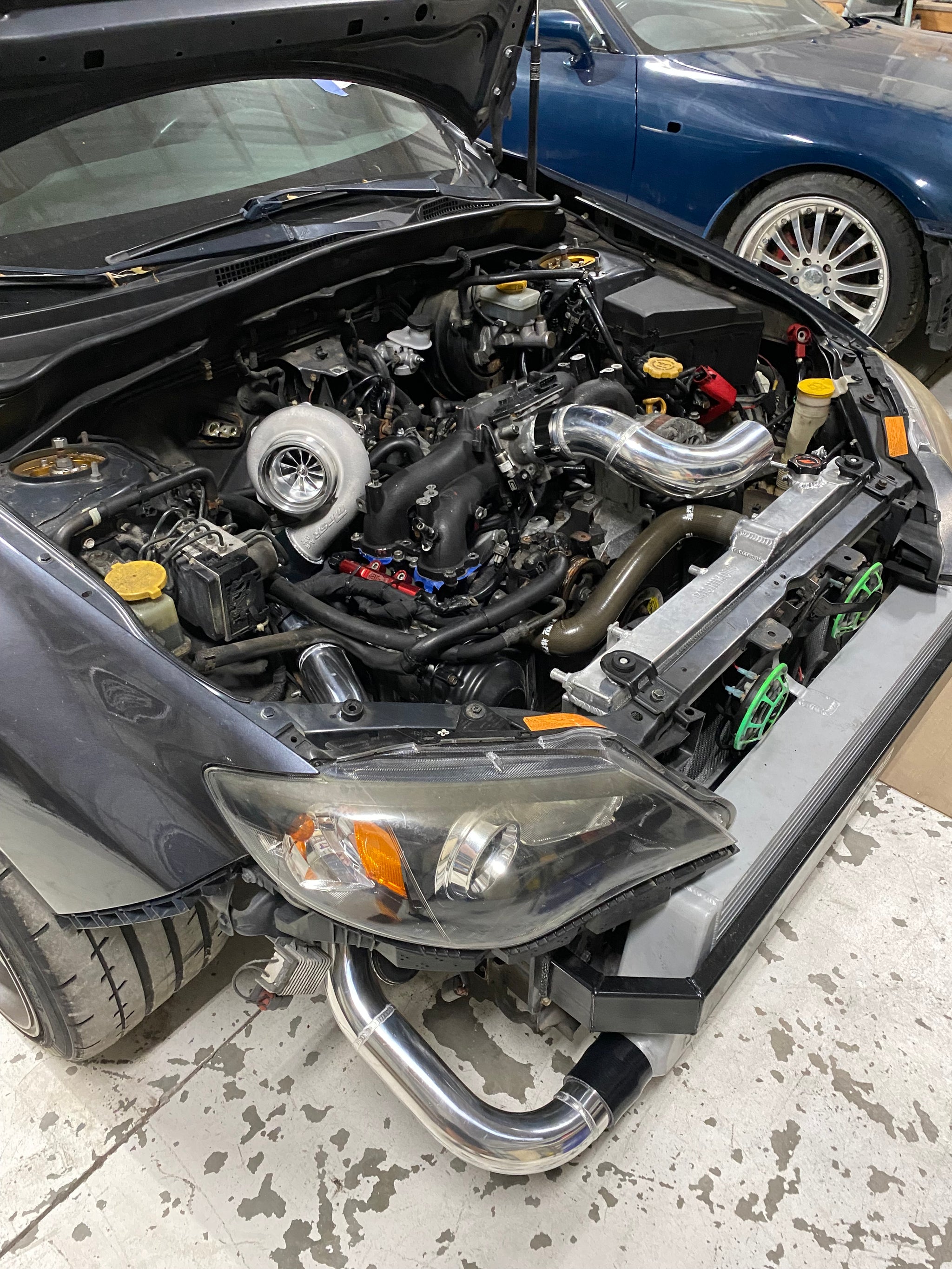 WRX/ STi Rotated Turbo Kit – SS Fabrication